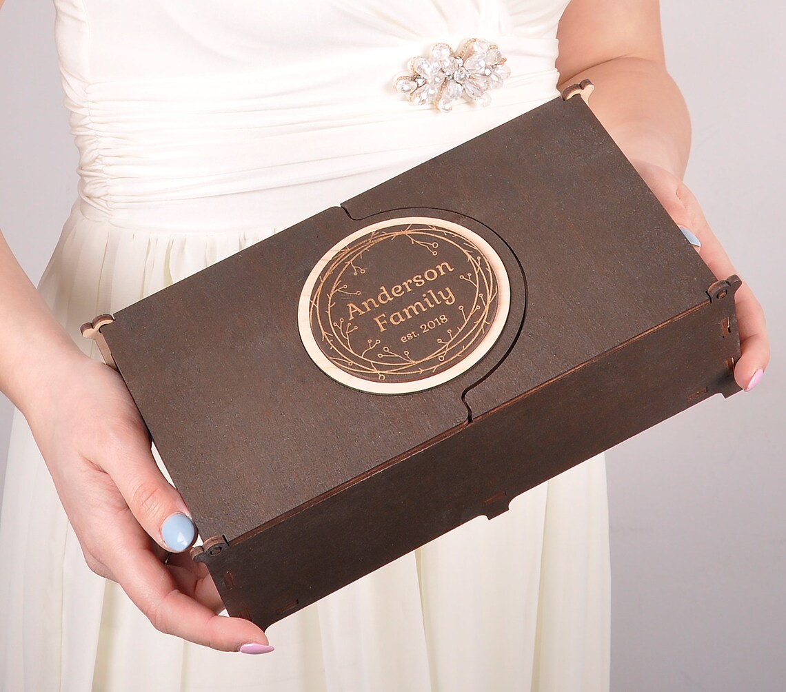 Wedding Photo Box. 4 X 6 Photo Box. Box for Photos. Wooden | Etsy