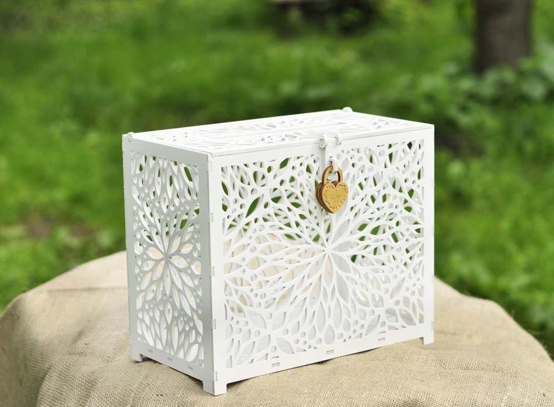 Wedding Card Box With Lock - Etsy