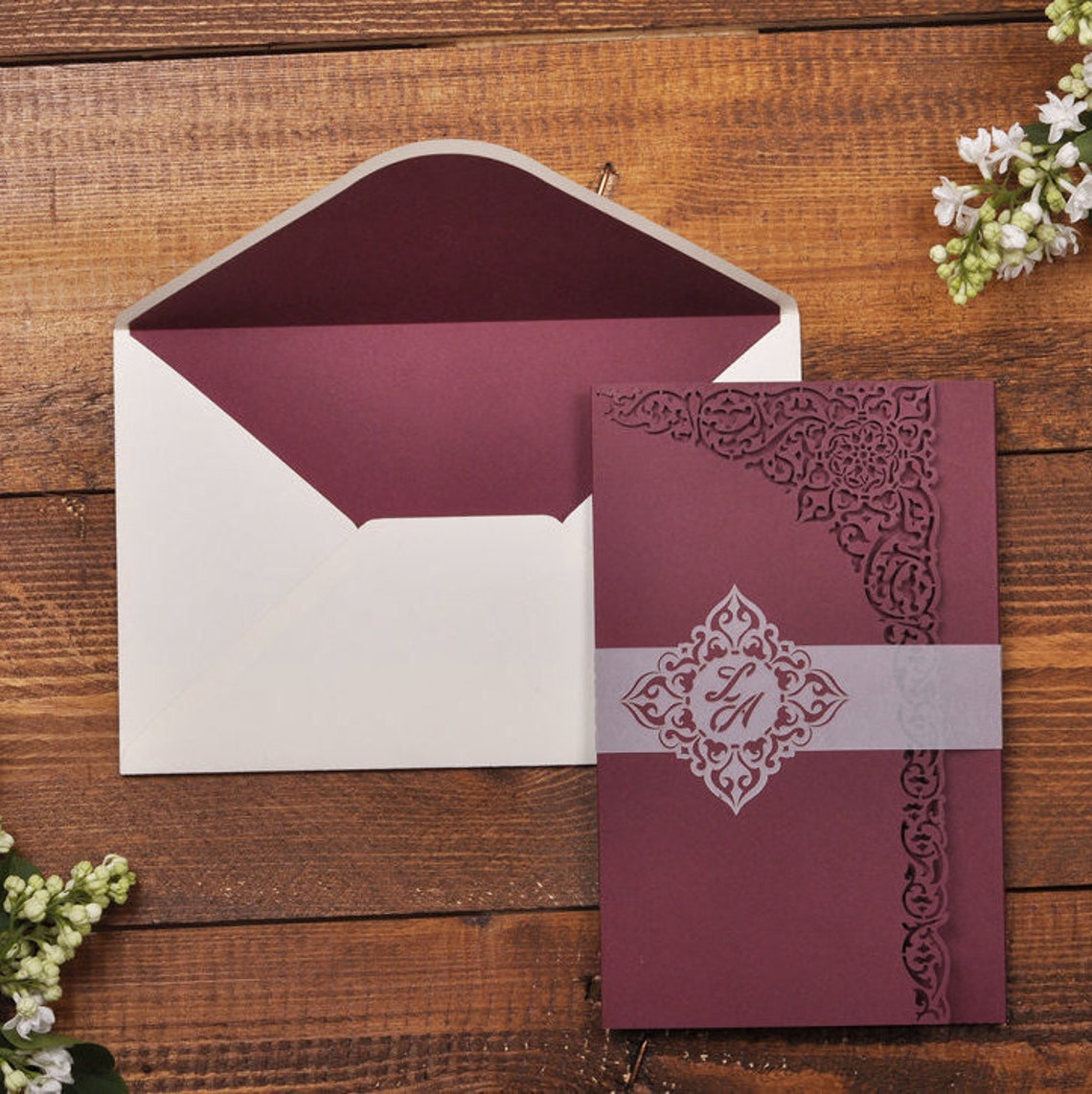Pocketfold Wedding Invitations - Etsy
