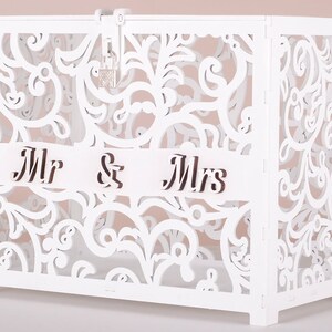 Wedding Card Box With Sign Mr & Mrs - Etsy