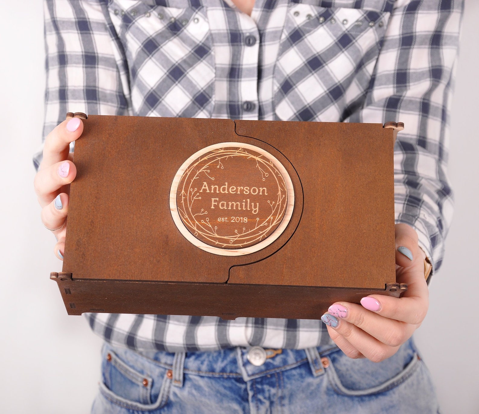 Wedding Photo Box. 4 X 6 Photo Box. Box for Photos. Wooden | Etsy