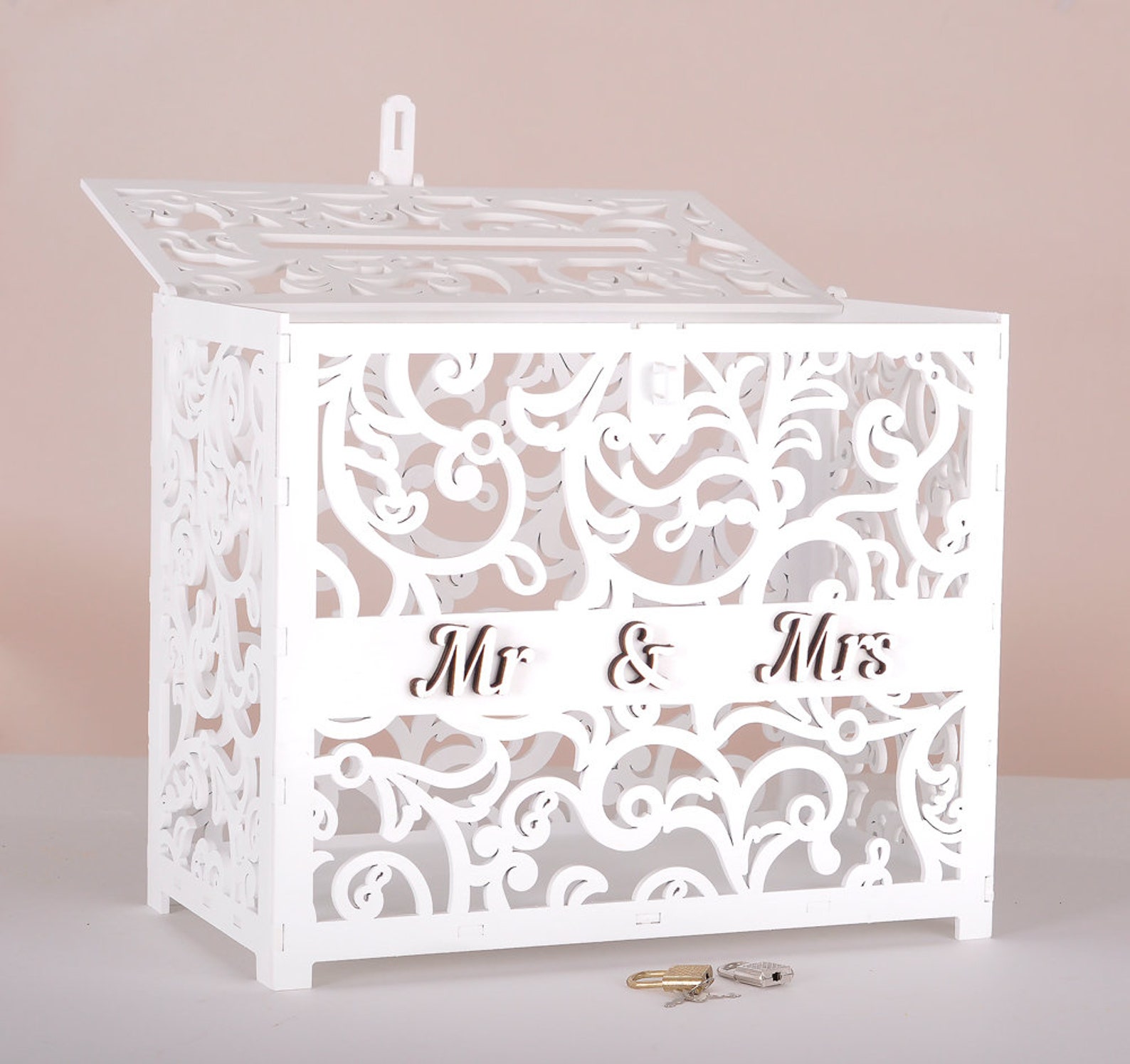 Wedding Card Box With Sign Mr & Mrs | Etsy