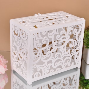 Wedding Post Box With Names and Wedding Date - Etsy