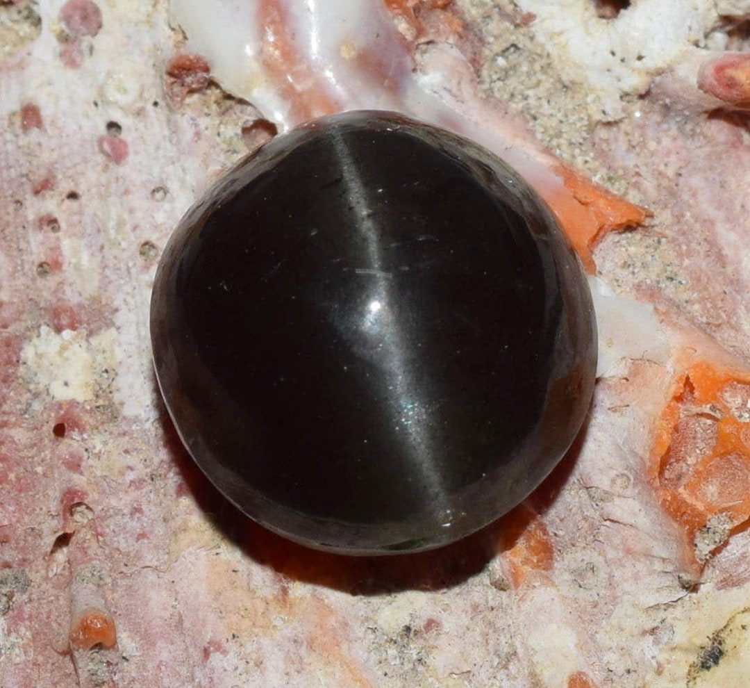 Natural Spectrolite Cats Eye Silver Ray 14X13.50 MM With A - Etsy