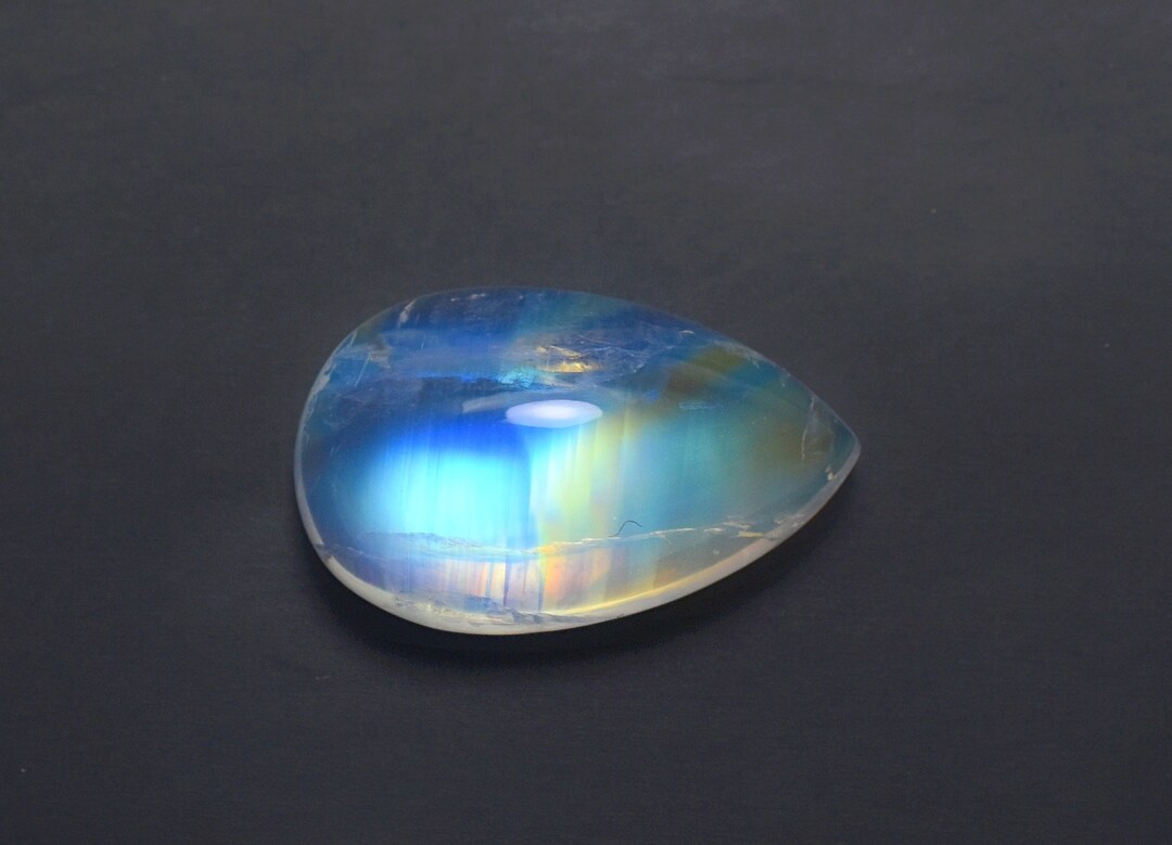 Flashy Natural Blue Moonstone 9.3x15 MM Precisely Shiny Blue Moonstone ...