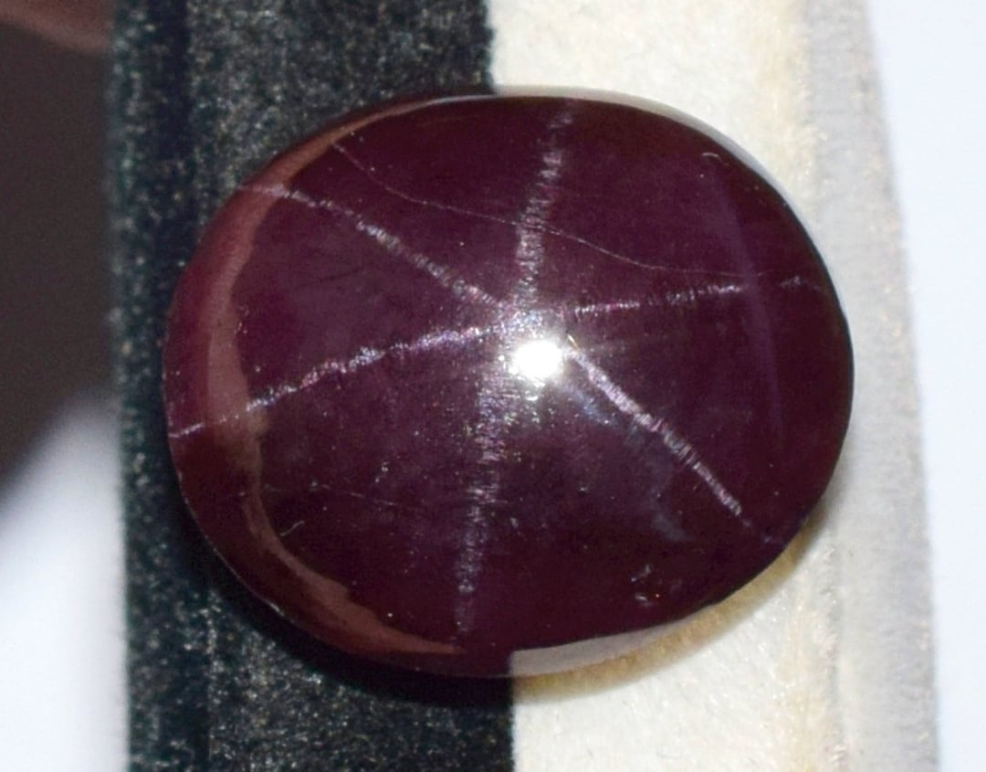 6 Rays Natural Garnet Star AAA Quality Garnet Star Cabochon Loose Gemstone for Making Jewelry 14 ...