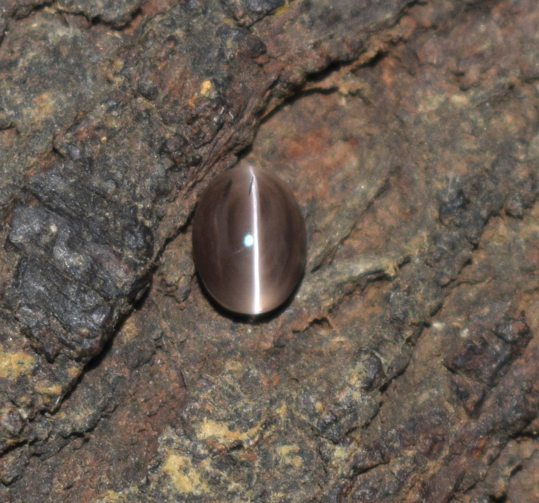 Rare Mineral Specimens Natural Sillimanite Cats Eye Brown Color With ...