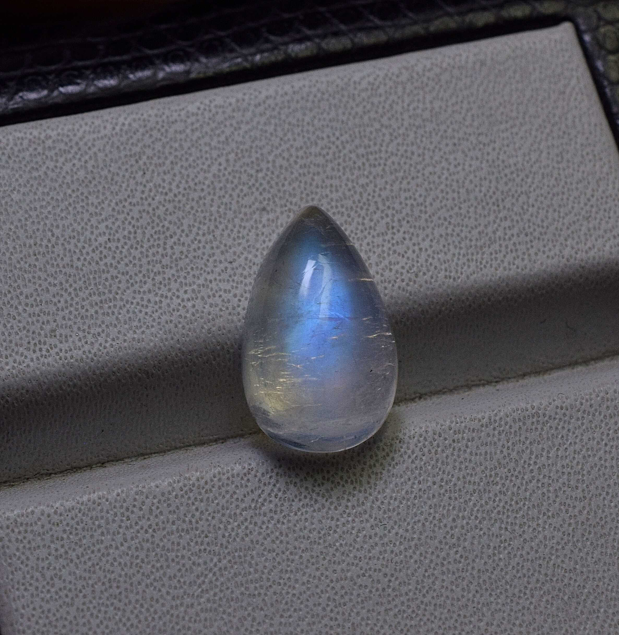 Vibrant Flashy Blue Moonstone 9X14.7 MM Precisely Cutted Shiny - Etsy UK