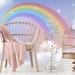 Rainbow Wallpaper Kids Removable Colorful Wallpaper Painting Rainbow ...
