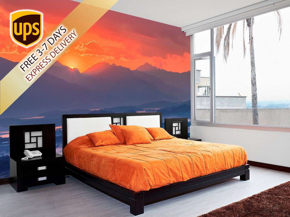 Lake Wallpaper Landscape Wall Mural Beautiful Nature | Etsy