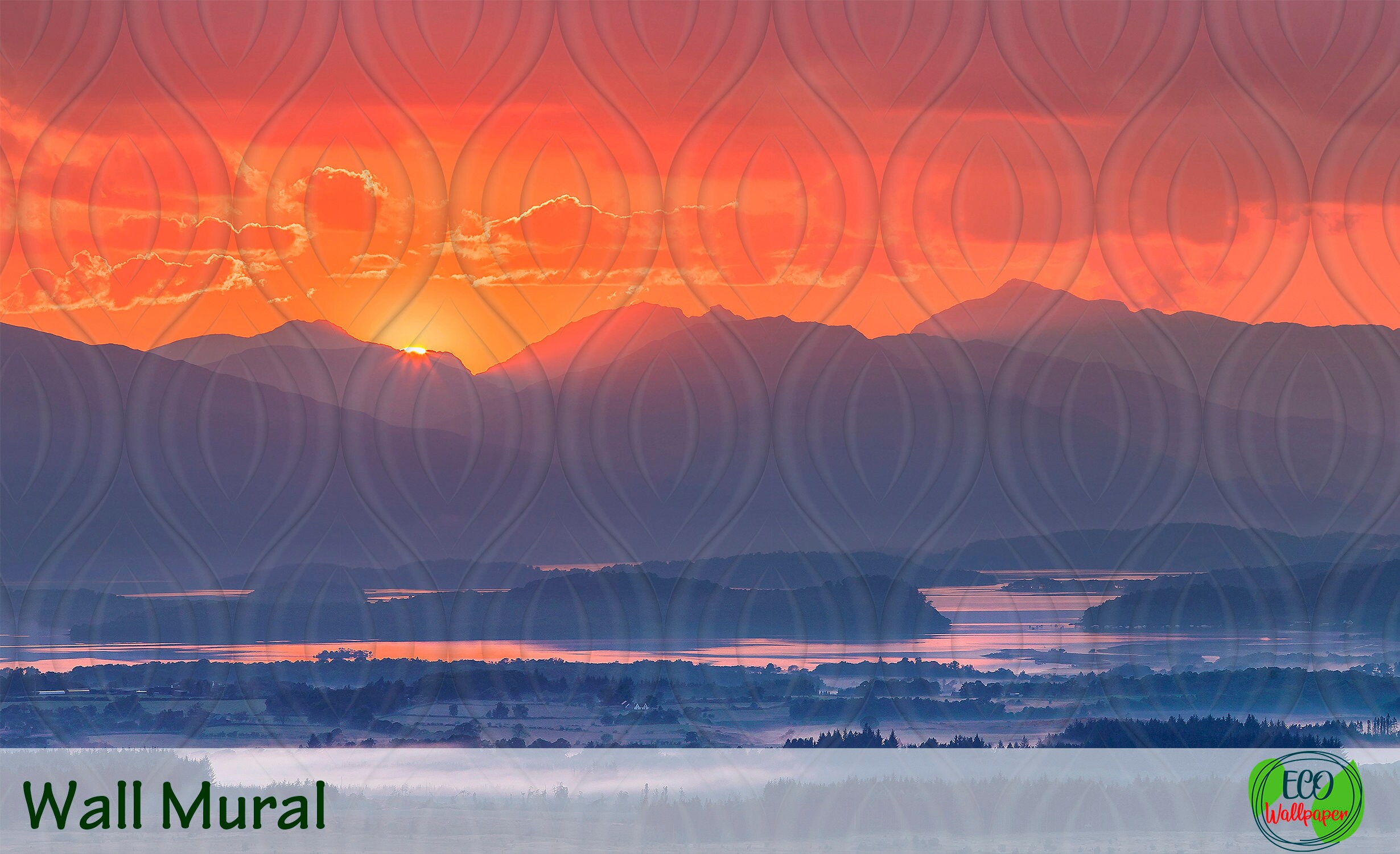 Lake Wallpaper Landscape Wall Mural Beautiful Nature | Etsy