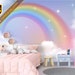 Rainbow Wallpaper Kids Removable Colorful Wallpaper Painting Rainbow ...