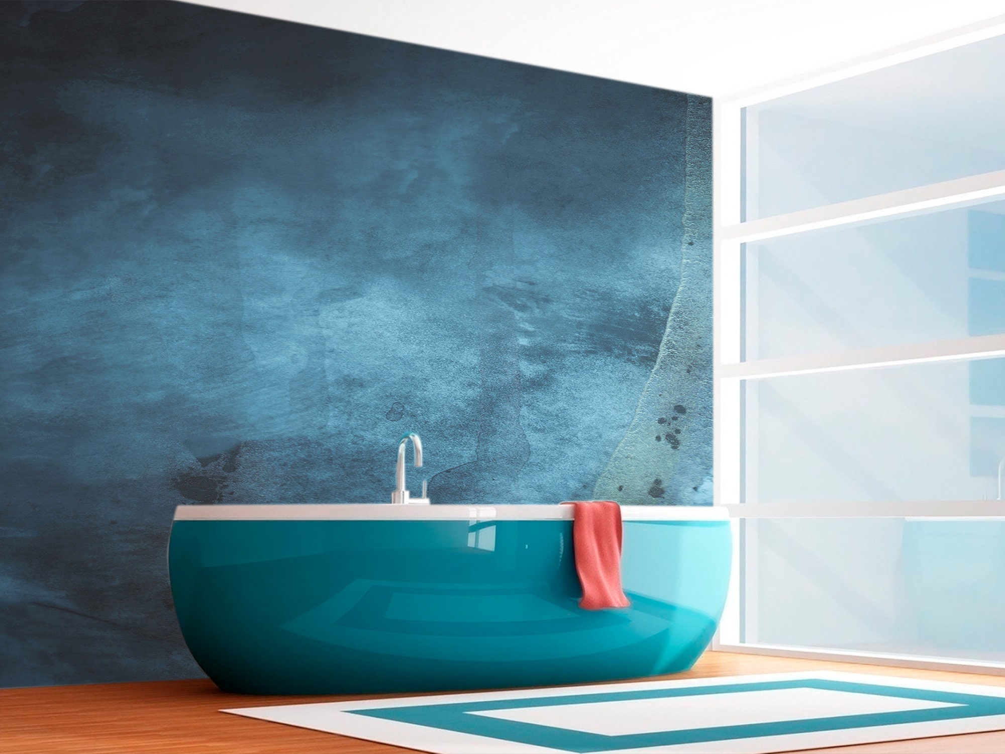 Dark Watercolor Painting Art Wallpaper Vintage Wall Mural | Etsy