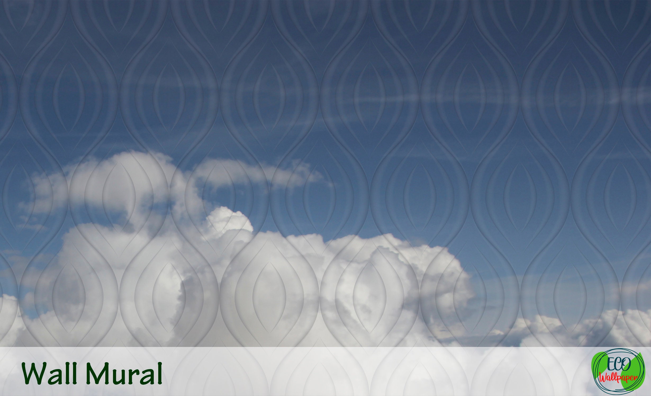 Magic Clouds Wallpaper. 3D Cloud Wall Decor. Sky and Clouds | Etsy