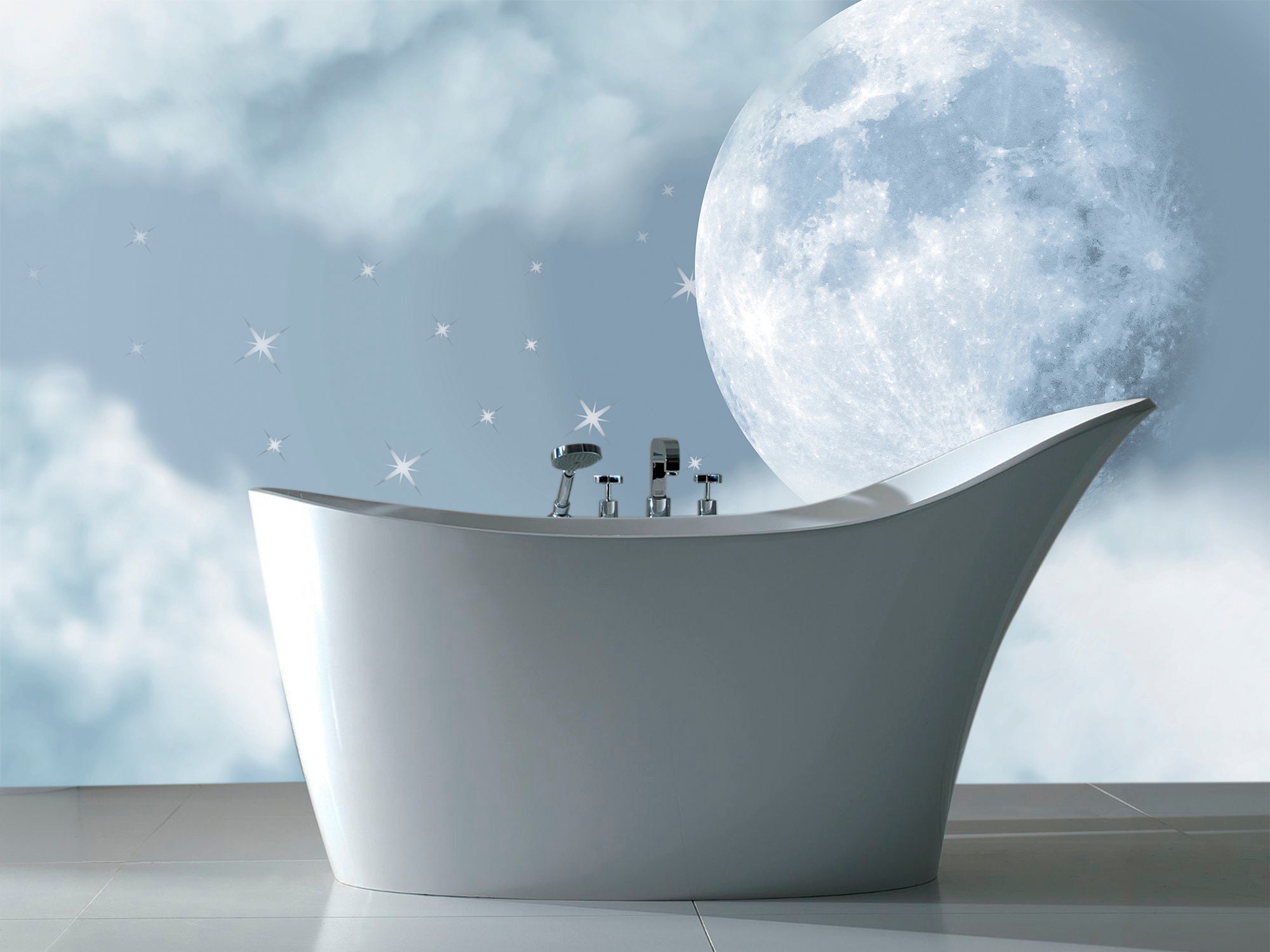 Space Wallpaper Living Room. Planet Wall Mural Removable. | Etsy