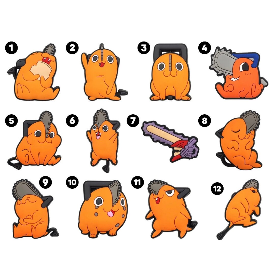 Anime Croc Charms Chainsaw Dog Croc Charms Kawaii Croc Charms Manga ...