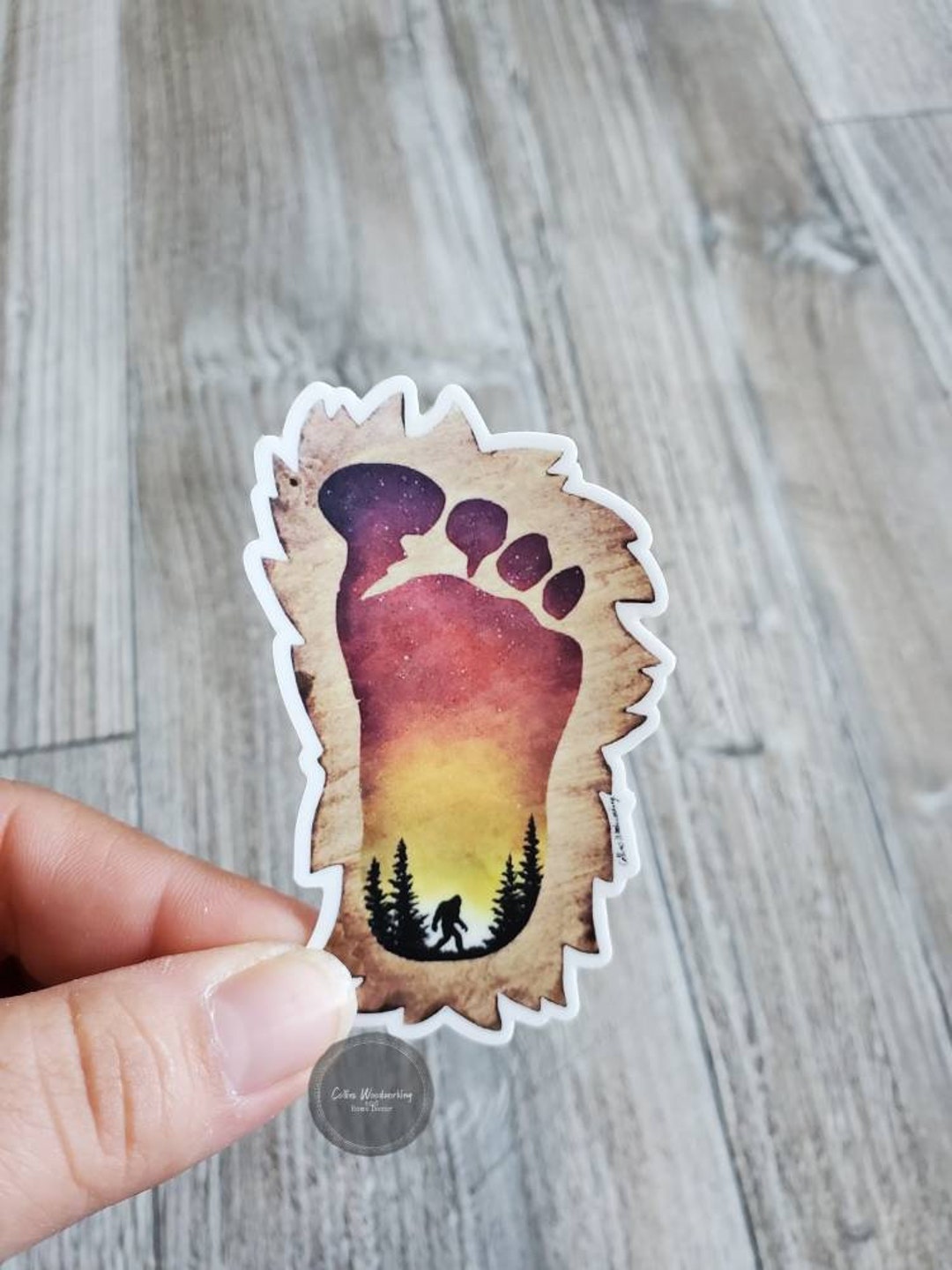 Original Yeti Sticker, Painting,sticker,vinyl Sticker, Die Cut Sticker ...