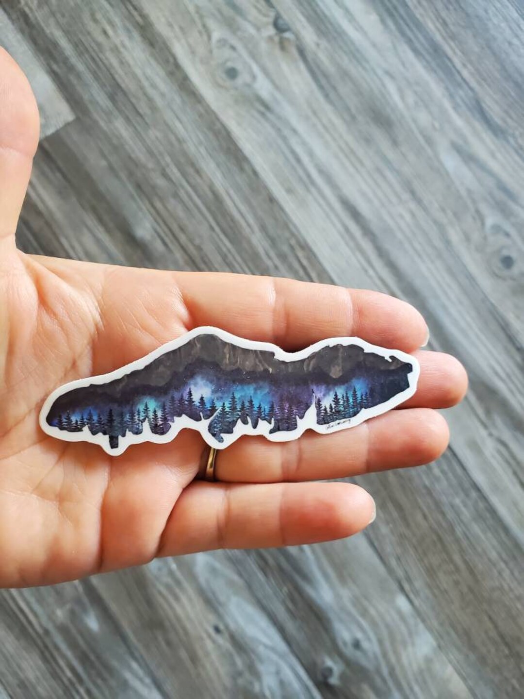 Vancouver Island Sticker, Painting, Sticker, Vinyl Sticker, Die Cut ...