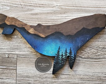 Wooden Whale Sign - Etsy