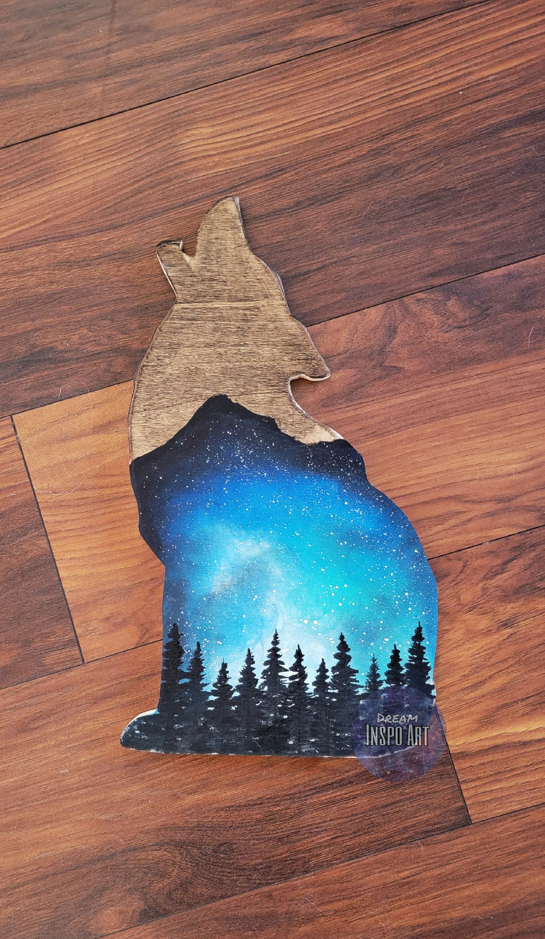 Custom Painting,handpainted,customize,wall Decor, Nature,animal, Wolf ...