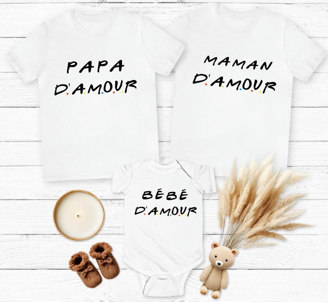 Matching T-shirts for the Whole Family Baby Bodysuit Dad Mom Friends ...