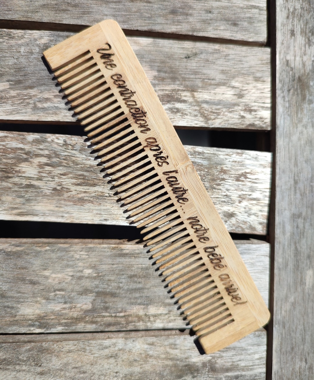 Painless Birthing Comb Engraved With Mantra No Epidural Diversion Pain ...