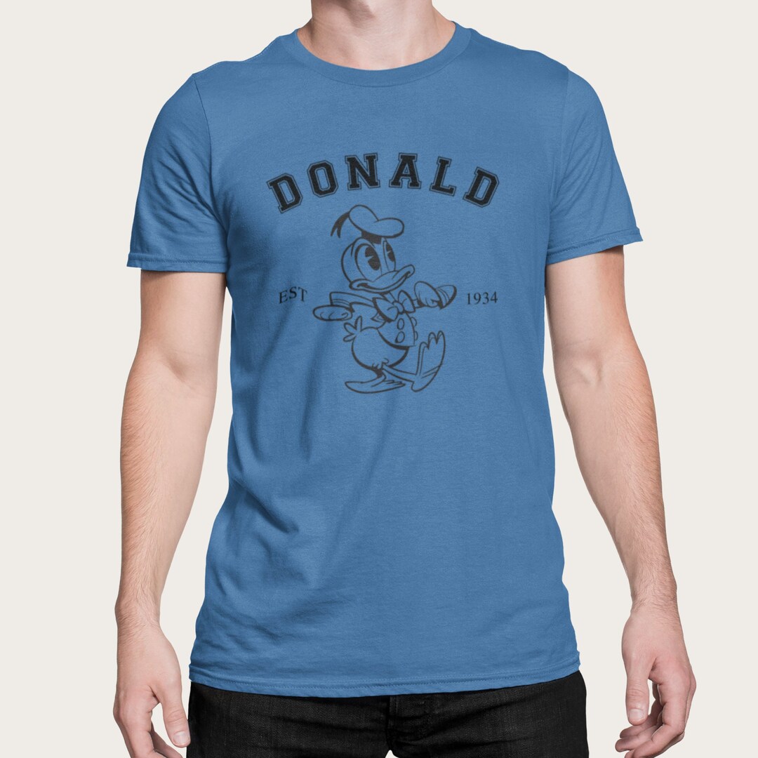 Donald Duck 1934 Disney Camiseta de manga corta unisex - Etsy España