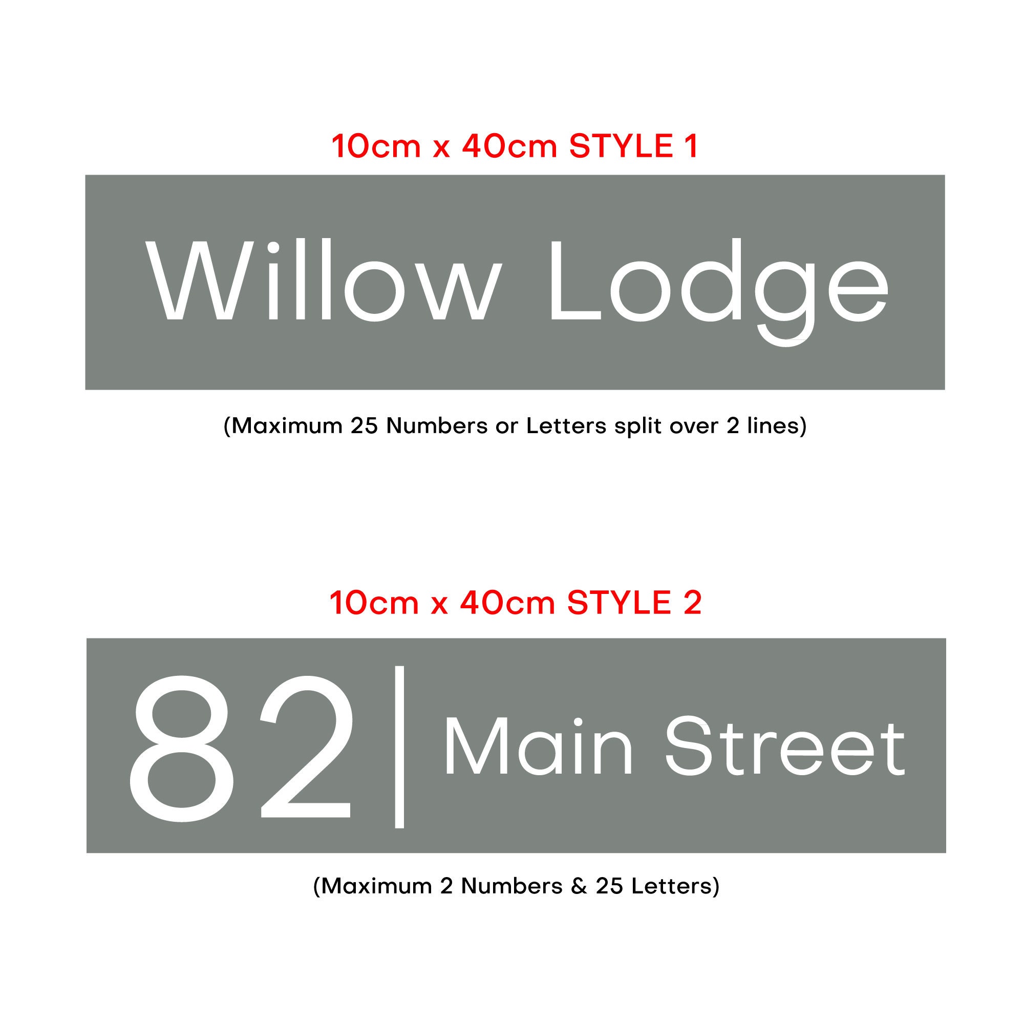 Slate House Sign Personalised Engraved Door Number Plaque - Etsy UK