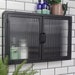 Fluted Reeded Glass Window Film: Privacy Decor - Etsy UK