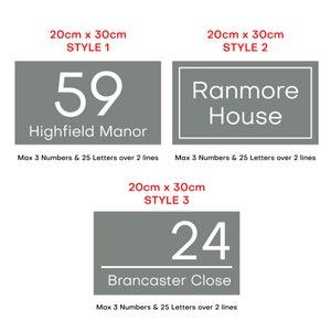 Slate House Sign Personalised Engraved Door Number Plaque - Etsy UK