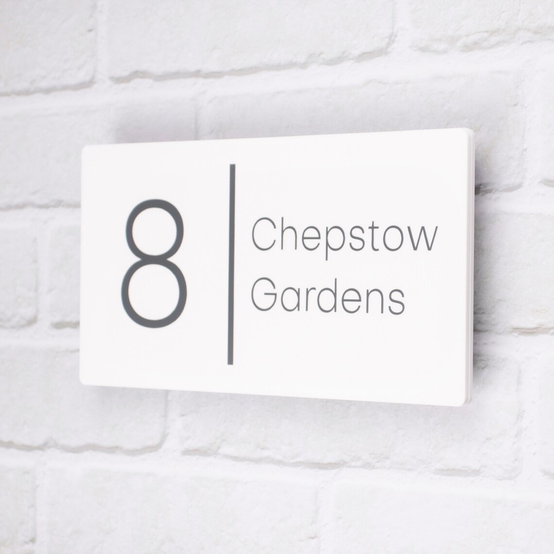 Modern House Sign Contemporary Door Number Acrylic House - Etsy