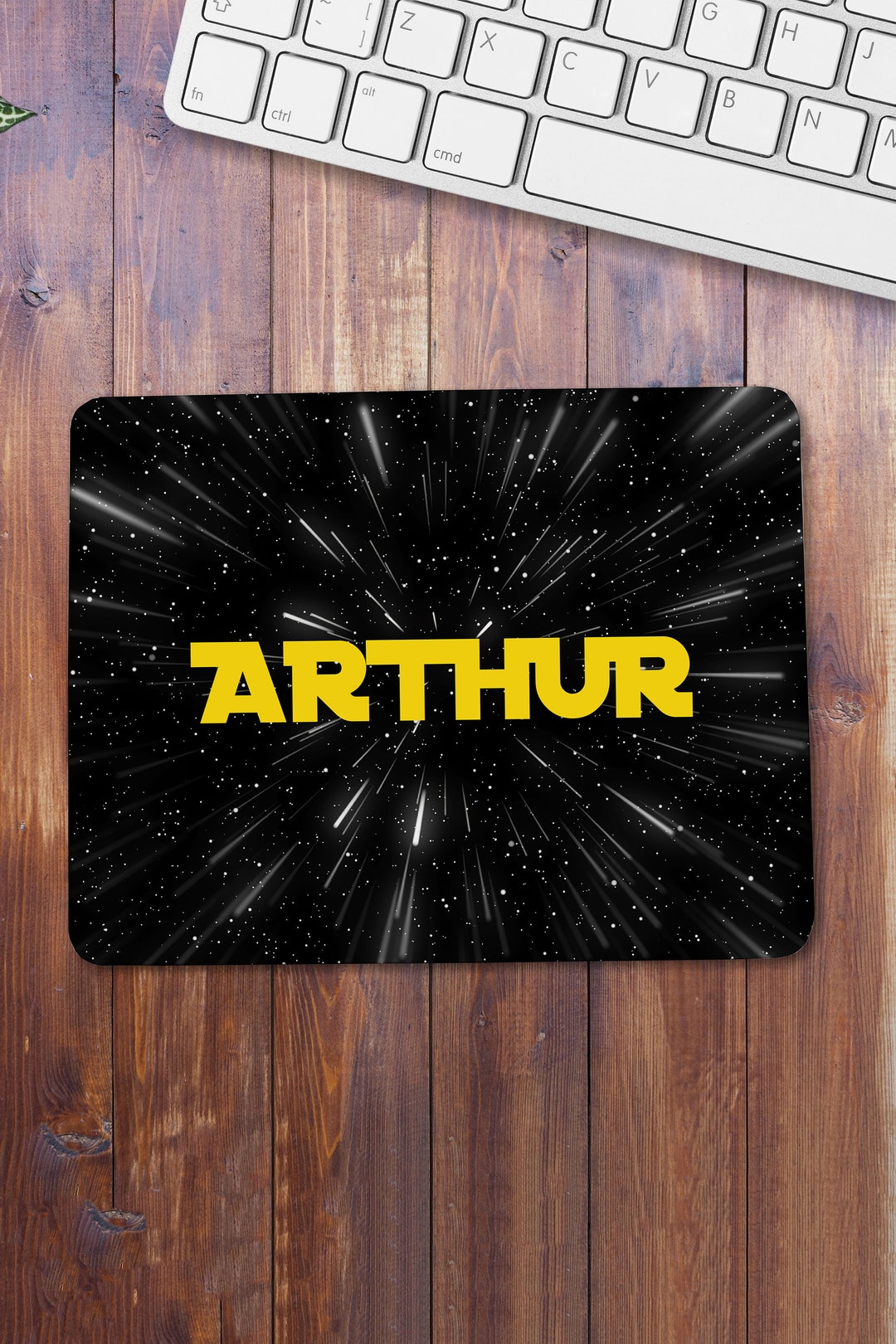 Personalised Star Wars Style Mouse Mat: Custom Name Gift - Etsy UK