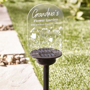 Personalised Name Garden Solar Light LED Colour Changing Sign - Etsy UK