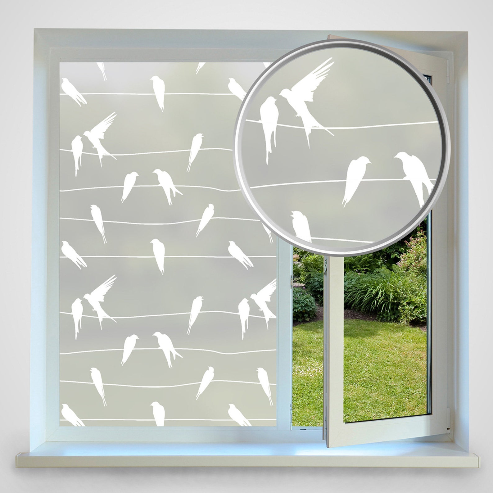 Privacy Frosted Window Film Decorative Modern Contemporary - Etsy UK