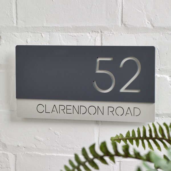 Modern Door Sign - Etsy UK