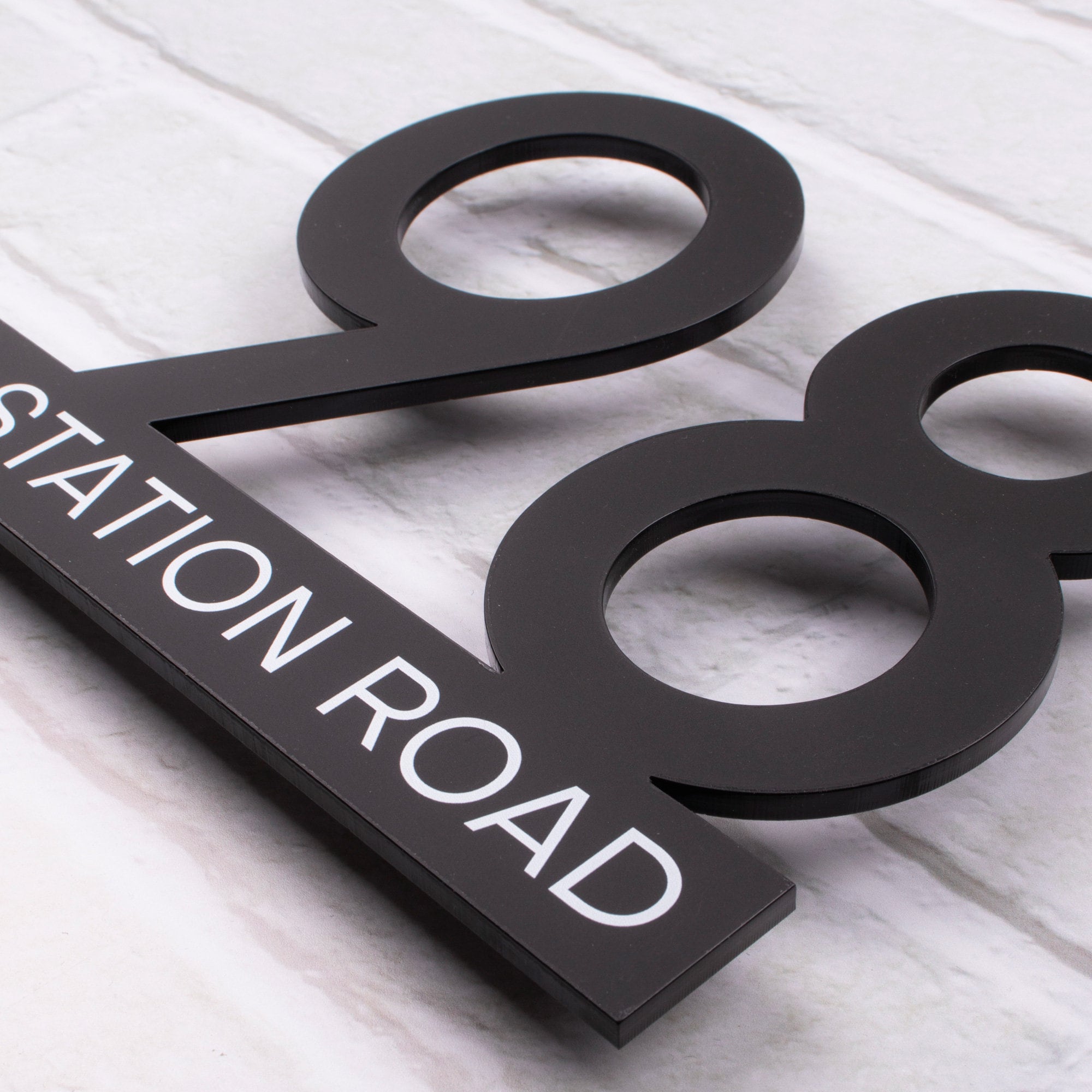 Modern House Sign 3D Contemporary Acrylic Floating House | Etsy UK