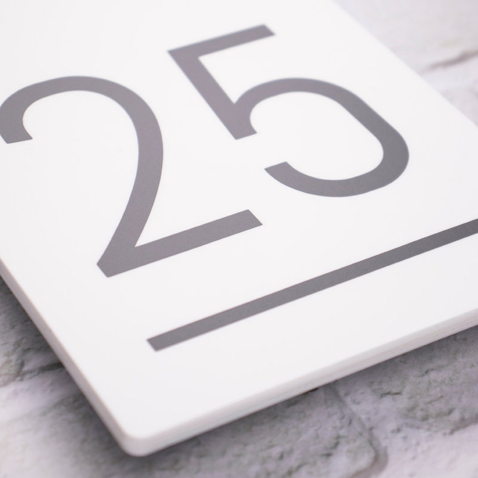 Contemporary House Sign Modern Door Number Acrylic House Sign | Etsy