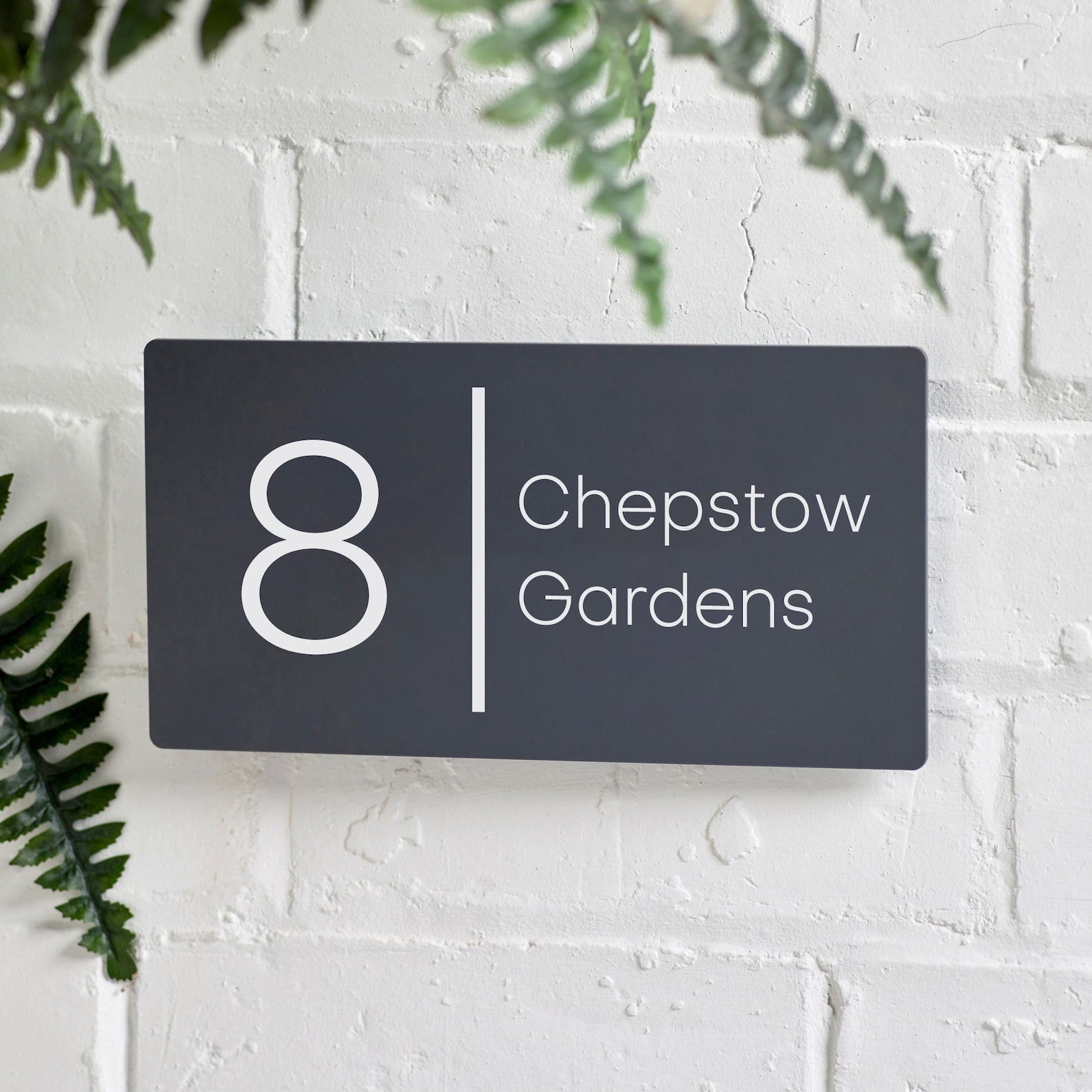 Modern House Sign Contemporary Door Number Acrylic House - Etsy