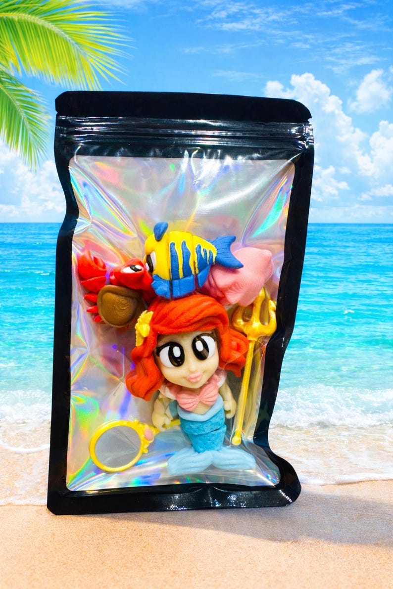 XL Mermaid Moon Sand Play Set – 3D Printed Toy, Sensory Ocean Fun - Etsy