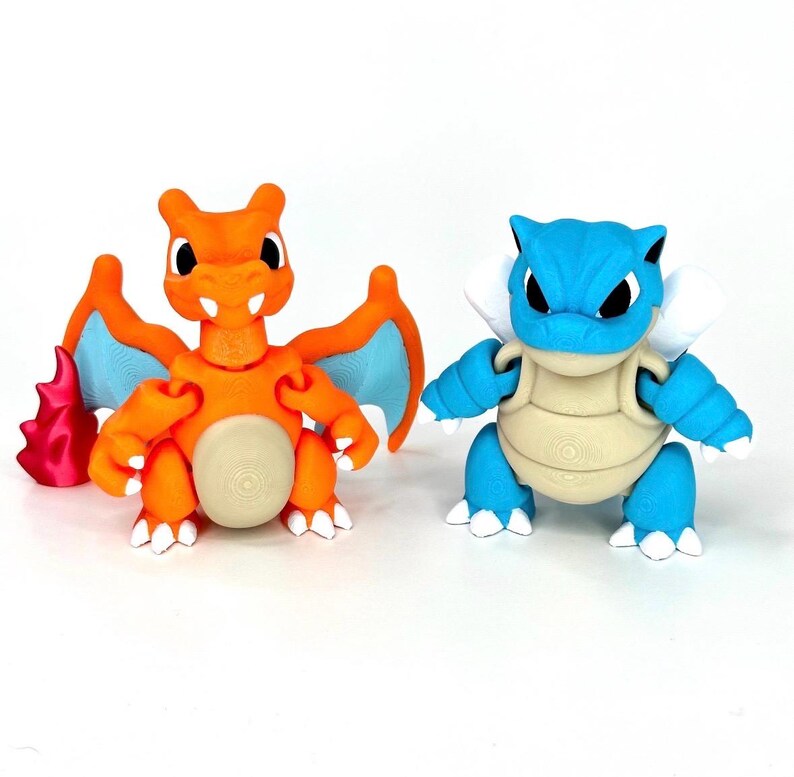 3D Printed Mini Monster Figures | Fantasy Pocket Creature Collectibles ...