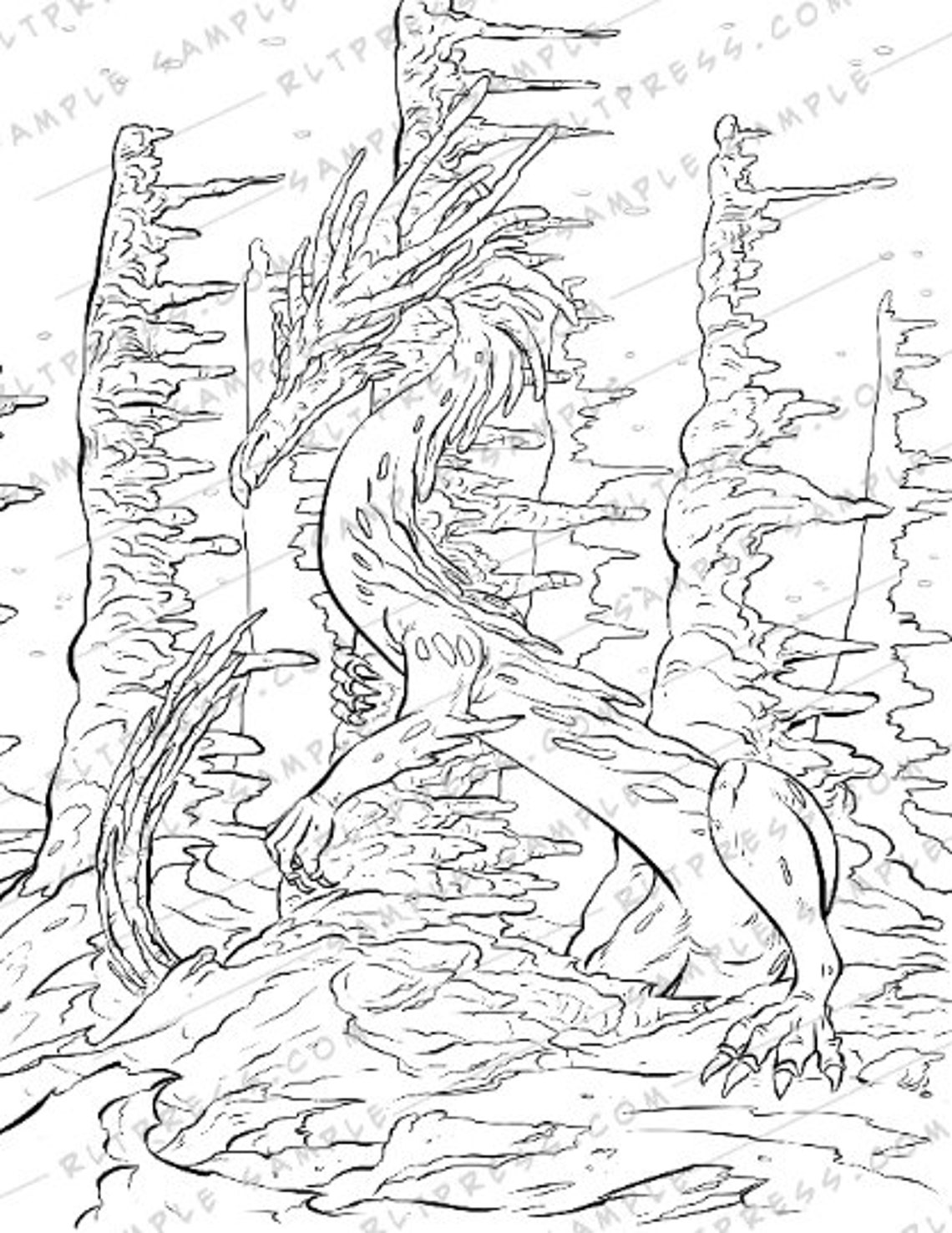 Color Your Own Morning Monsters Coloring Book, Vol 3 Darkroast - Etsy