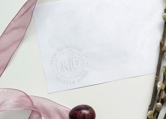 CUSTOM EMBOSSER Stamp/embosser Seal/custom Logo Embosser | Etsy