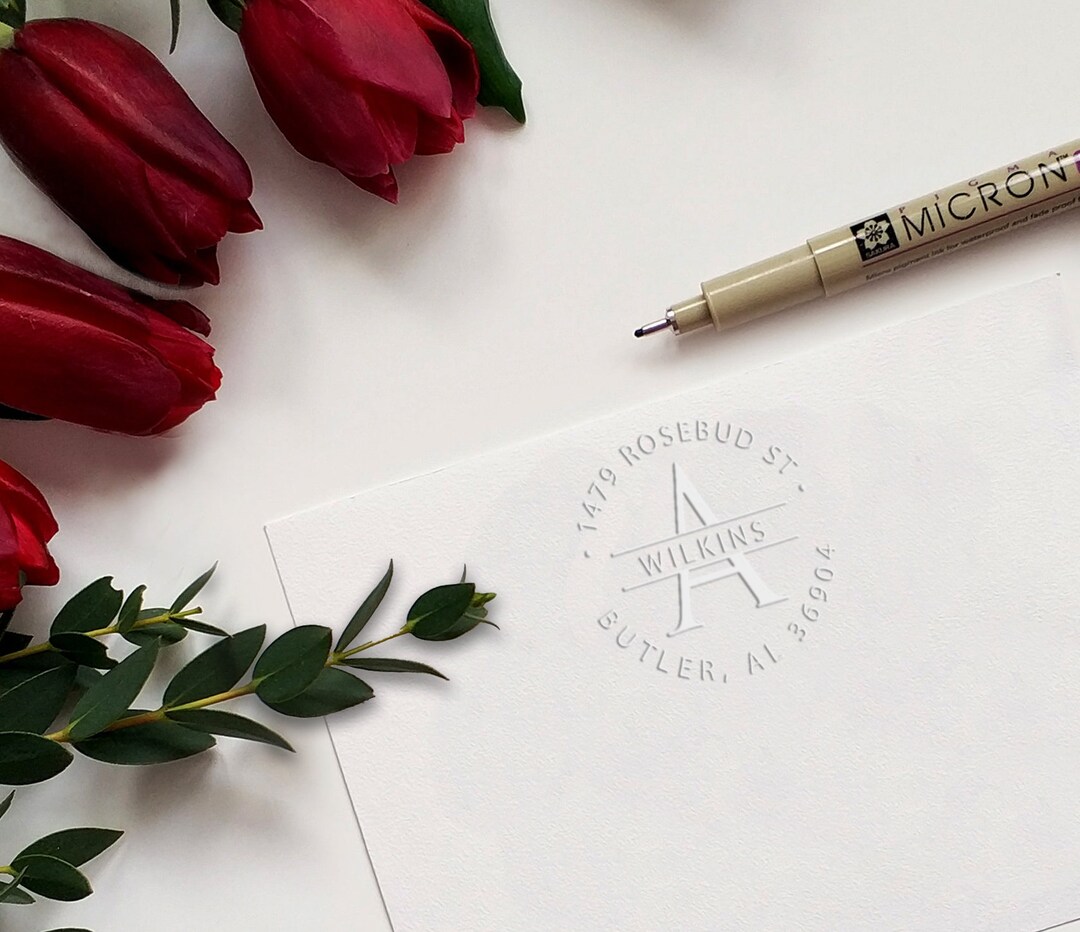 CUSTOM EMBOSSER Stamp/embosser Seal/custom Logo Embosser Stamp ...