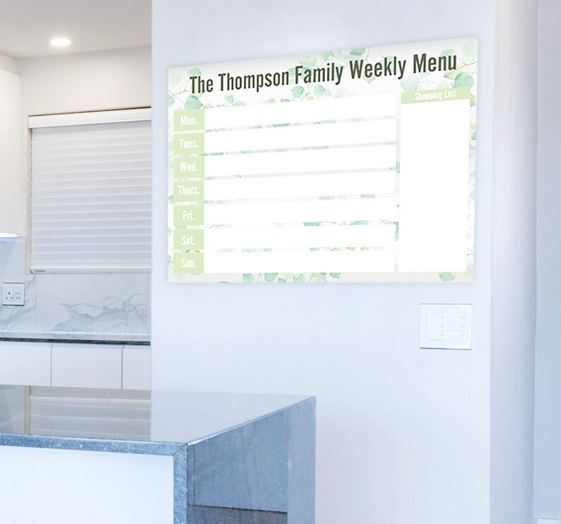 CUSTOM HOME WHITEBOARD/Dry Erase Board/Personalized | Etsy