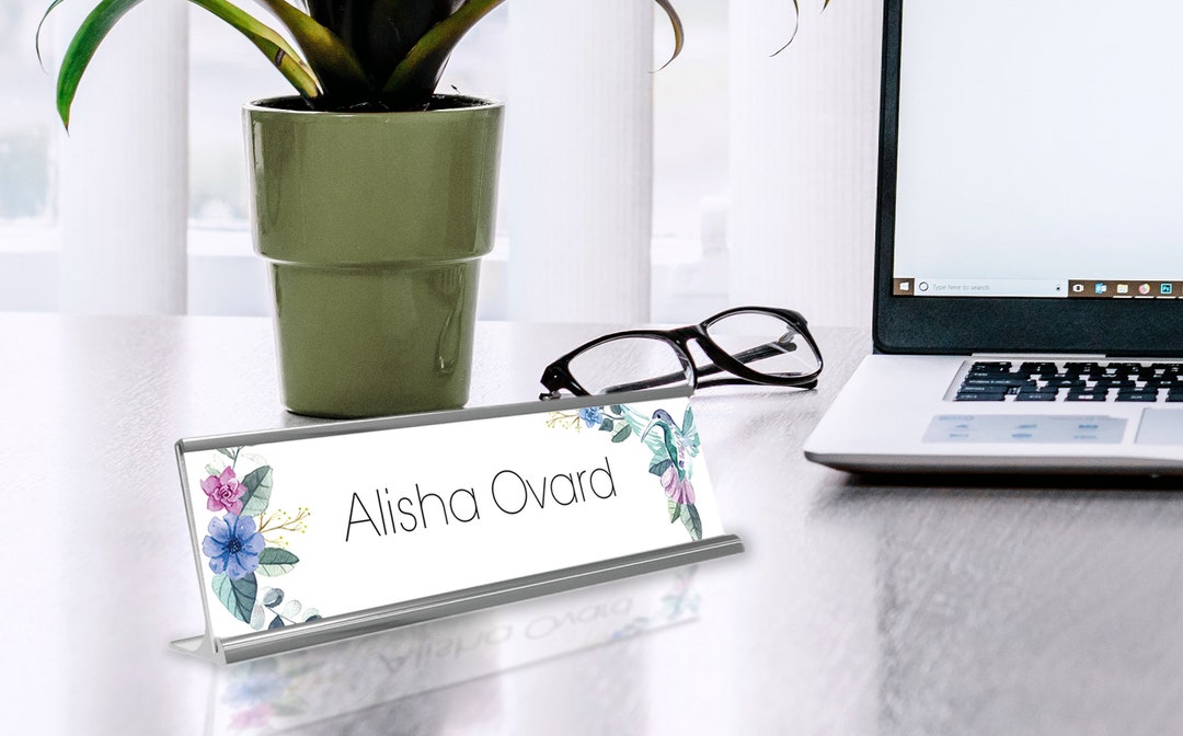 CUSTOM Deskplate/nameplate/office Accessory/custom Name Plaque ...