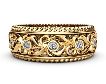 Unique wedding ring | Etsy