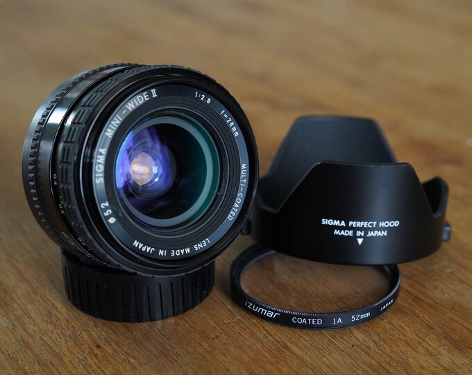 Sigma Mini Wide II 28mm F/2.8 for Minolta MD, Very Nice - Etsy