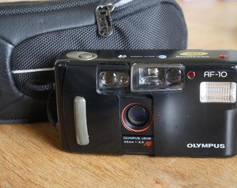 Olympus AF-10 Mini 35mm Compact Camera Fully Automatic Self-timer Flash ...