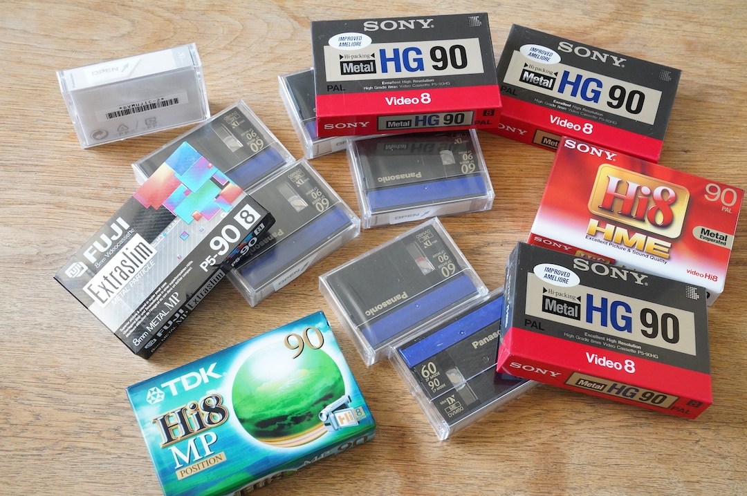 Camcorder Video Tapes Mini DV Hi8 D8 Video8 New! - Etsy