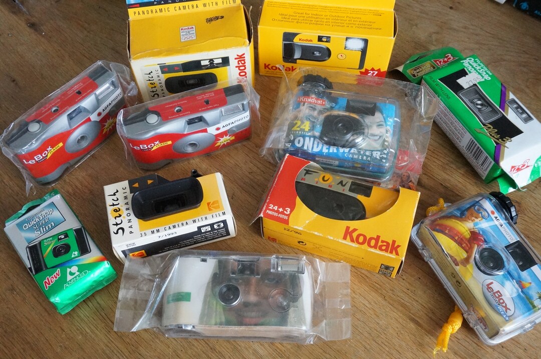 Vintage Single Use, Disposable Cameras, Unused - Etsy